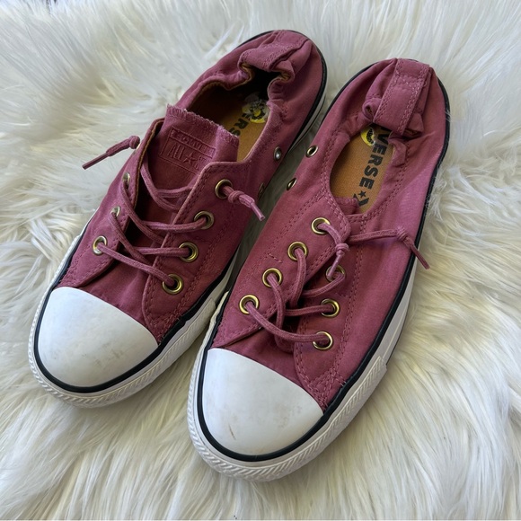 Converse | Shoes | Converse Mauve Pink Scrunch Ankle Lace Up Sneakers ...